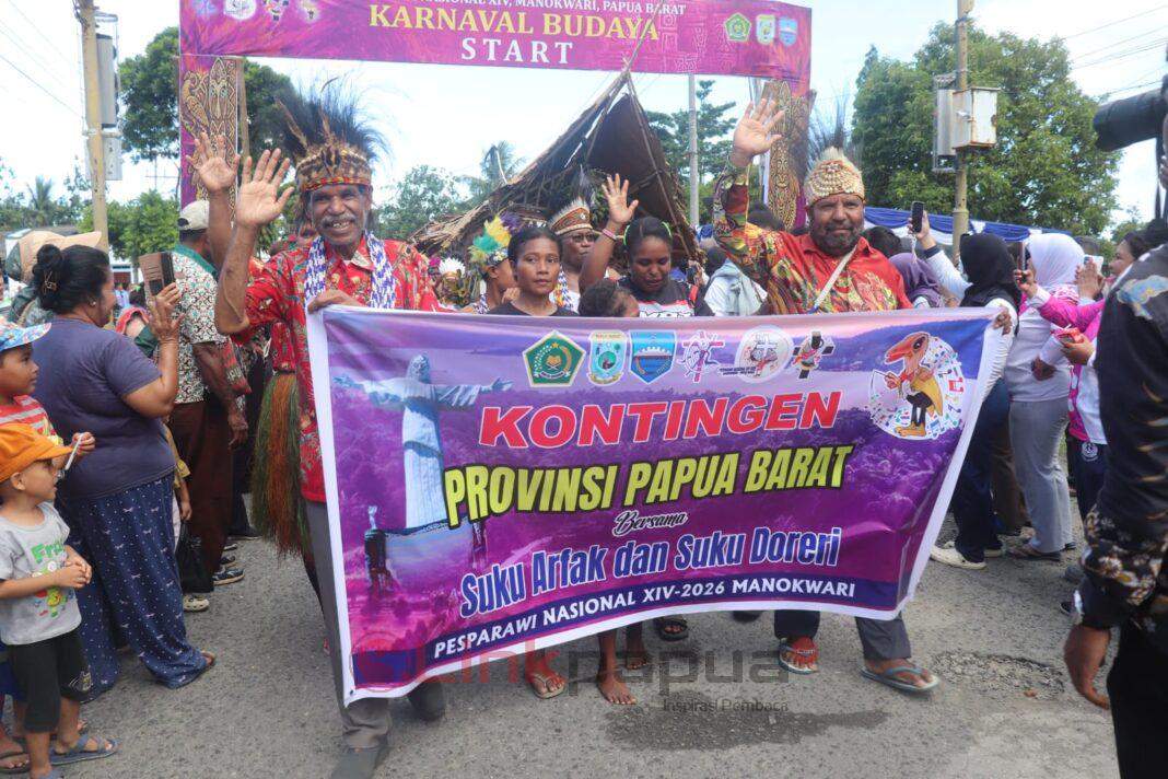 38 Provinsi Warnai Karnaval Budaya Pesparawi XIV Manokwari, Simbol ...